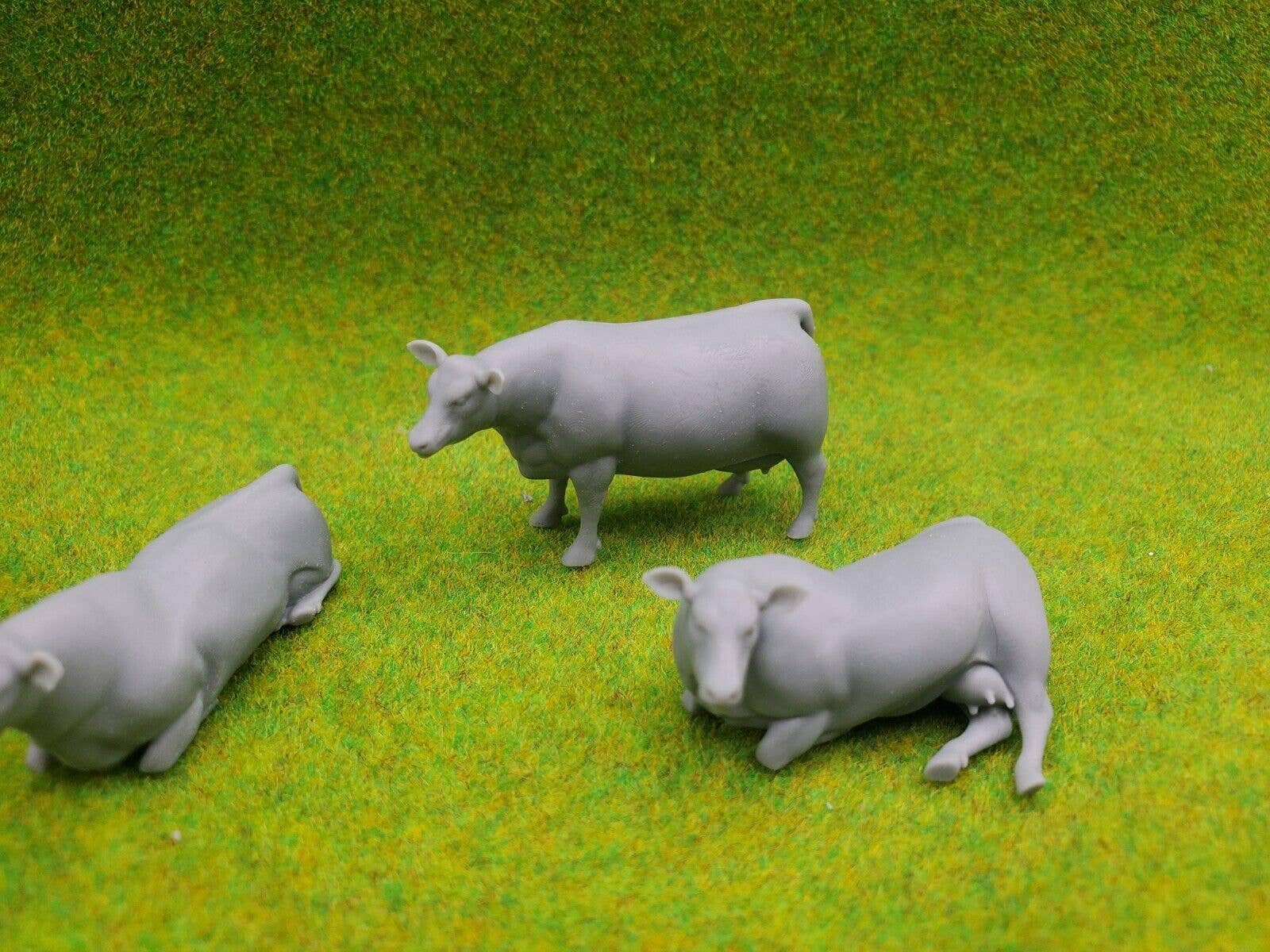 28mm Cattle Cows Farm Tabletop Wargame 3D Print Eskice Miniatures - Etsy