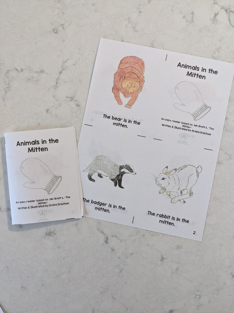 The Mitten - Literacy Pack / Learning Bundle / Mini Unit - Etsy