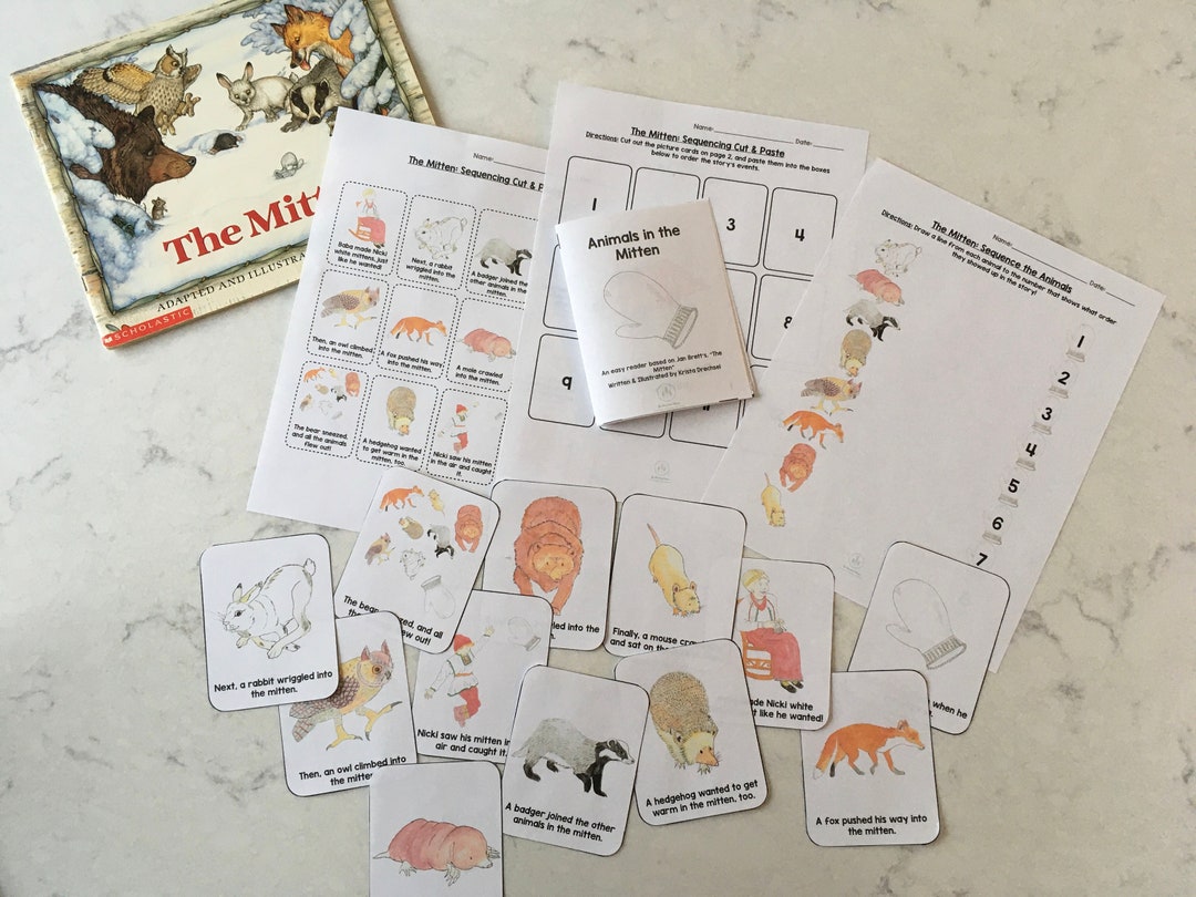 The Mitten - Literacy Pack / Learning Bundle / Mini Unit - Etsy