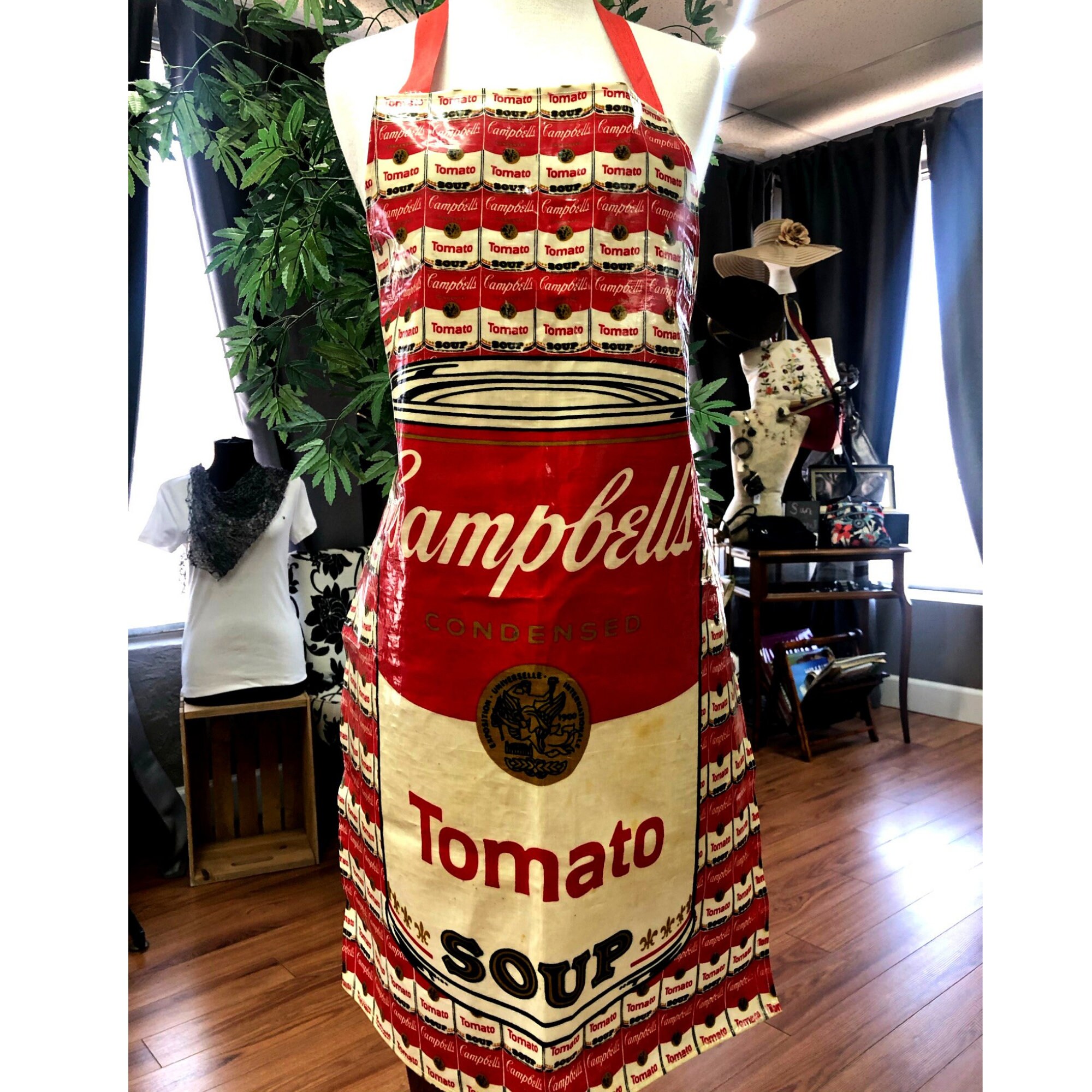 Original Andy Warhol Style Mid-century Campbell's Tomato Soup Apron - Etsy