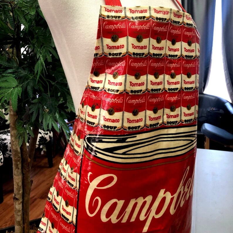 Original Andy Warhol Style Mid-century Campbell's Tomato Soup Apron - Etsy