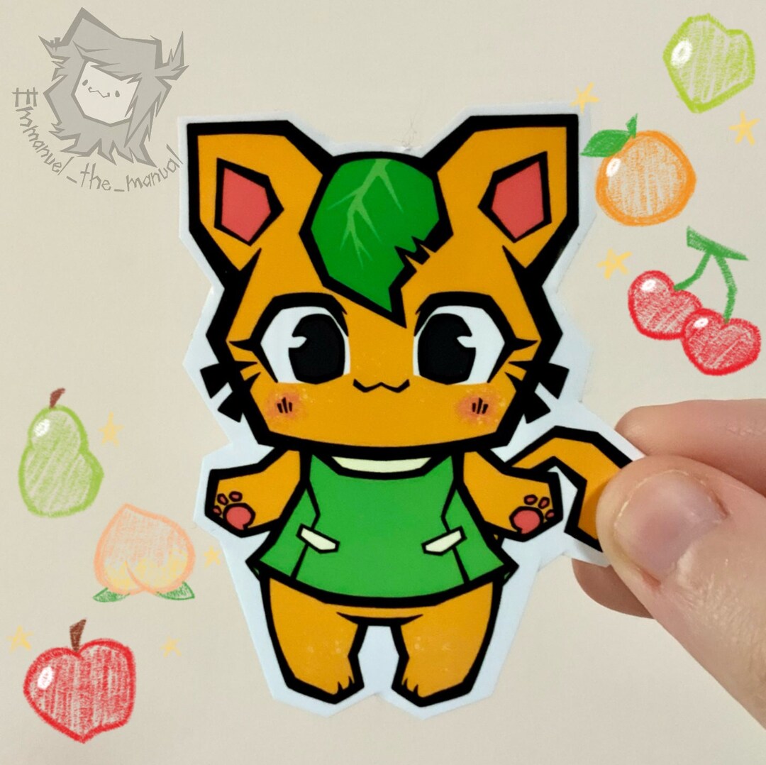 Tangy Animal Crossing Vinyl Sticker - Etsy