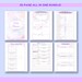 ANXIETY TRACKER Workbook/journal All in One the Most Productive Journal ...