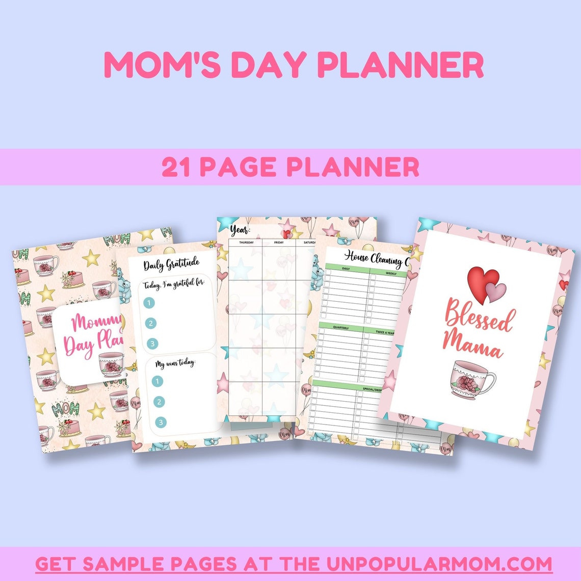 The Ultimate Mom's Complete Life Planner 40 PAGE MOMMY | Etsy