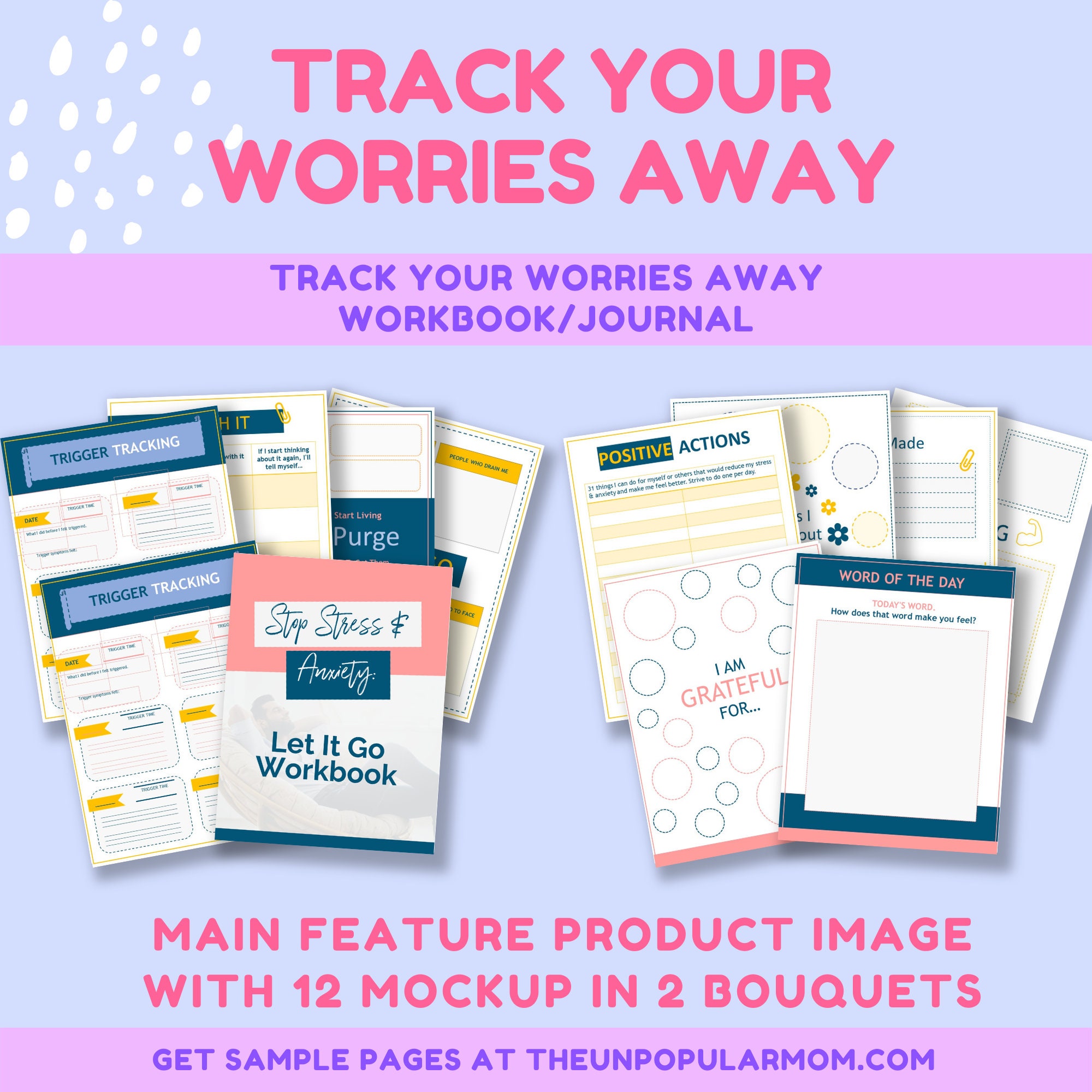 Track Your Worries Away Workbook - Etsy