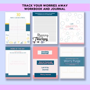 Track Your Worries Away Workbook - Etsy
