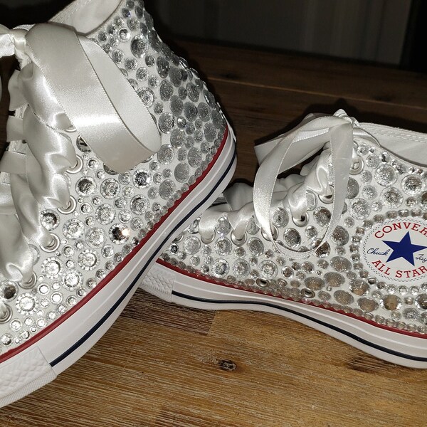 Sparkly Converse - Etsy