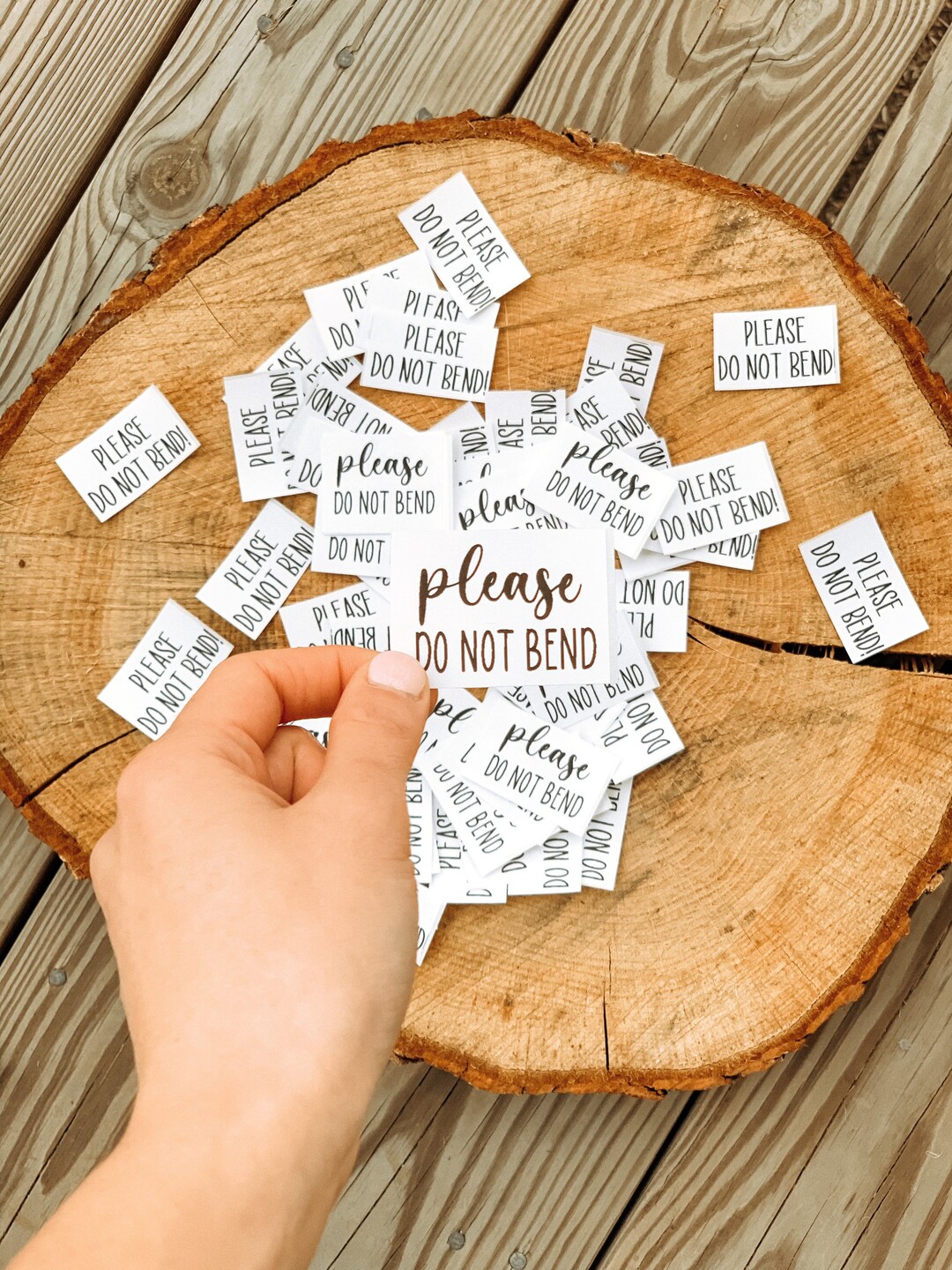 Please Do Not Bend Packaging Stickers | Small Business Packaging ...