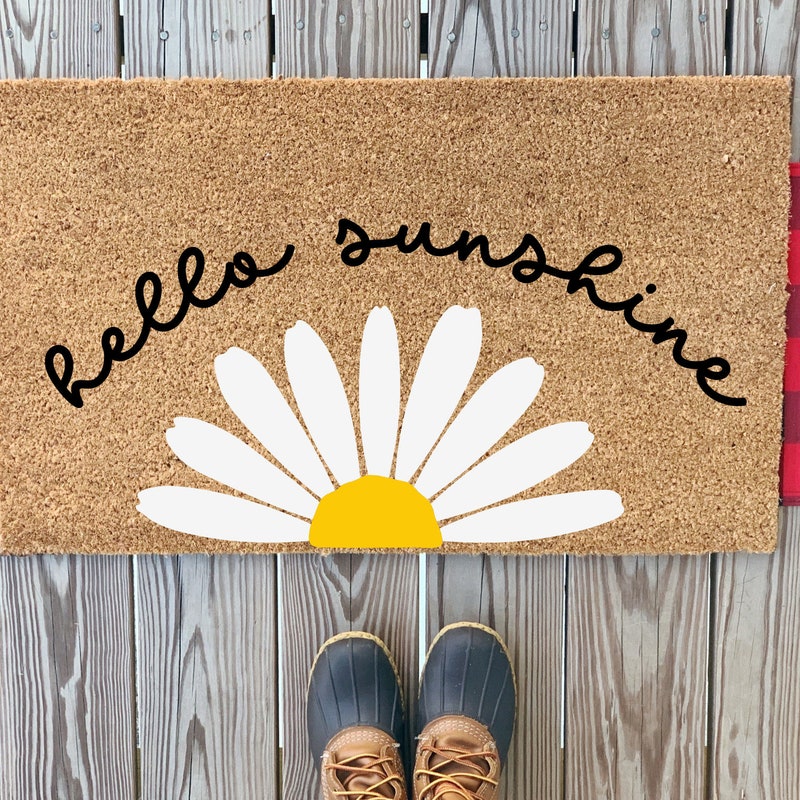 Hello Welcome Mat - Etsy