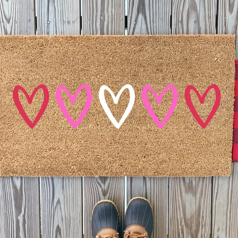 Heart Doormat - Etsy