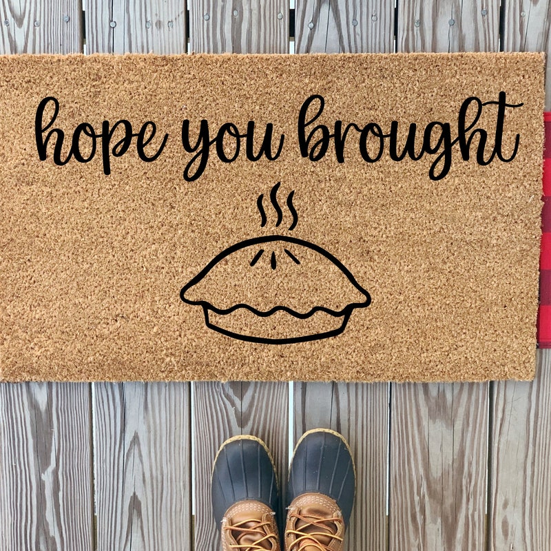 Pie Door Mat - Etsy