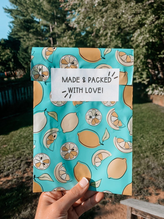 Made and Packed With Love Packaging Stickers Small Business - Etsy
