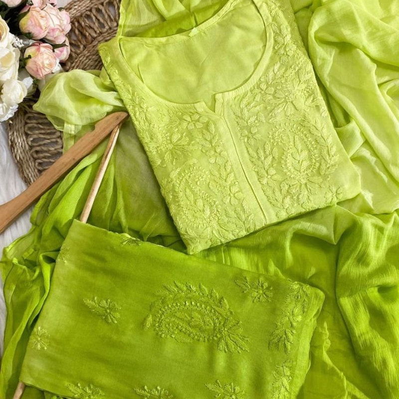 Salwar Lime Green - Etsy