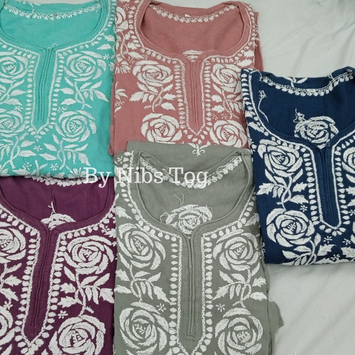 Nibs Tog Chikankari Kurta Palazzo Set With Bell Sleeves, Indian Ethnic ...