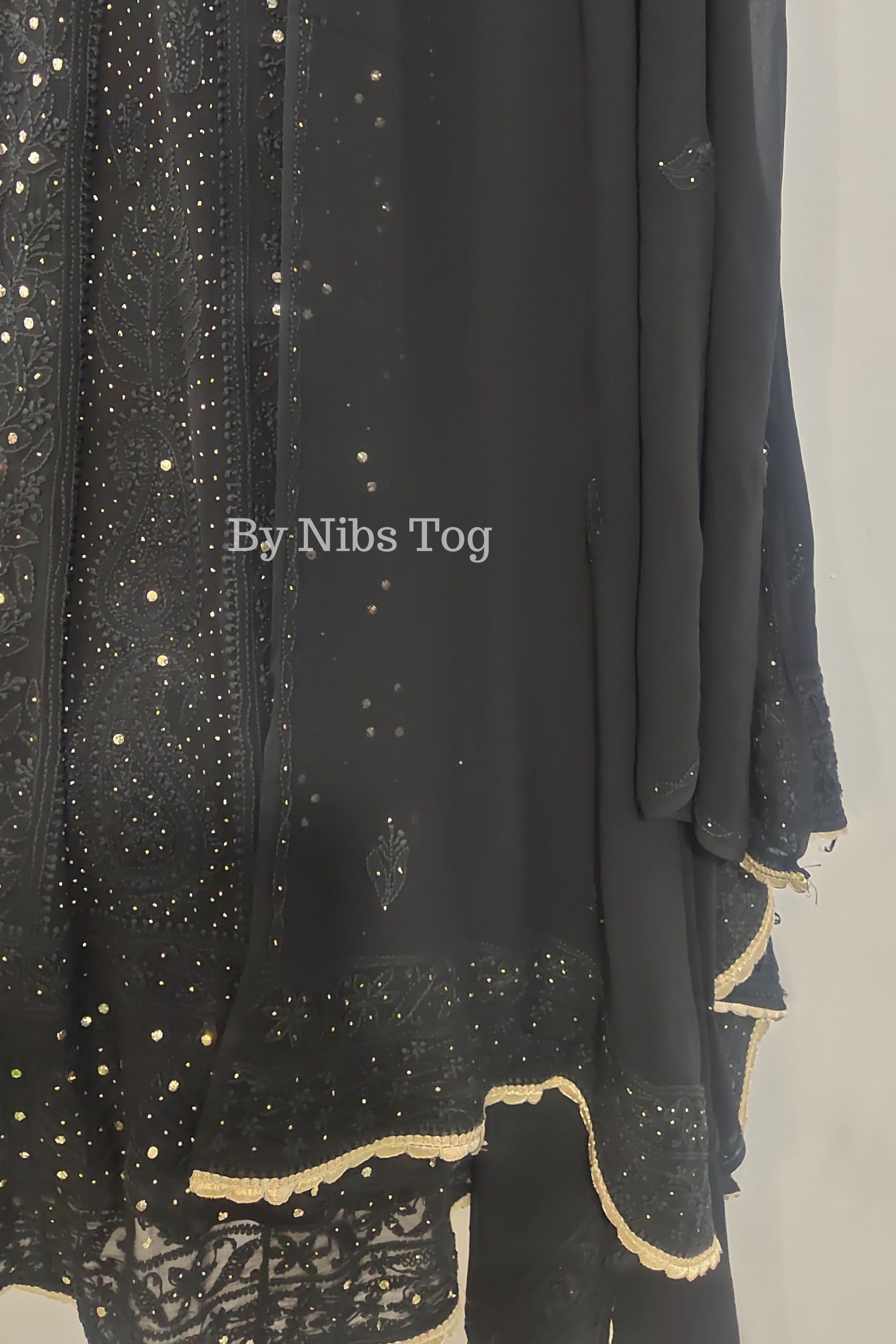 Nibs Tog Indian Wedding Chikankari Anarkali Suit, Premium Chikan ...