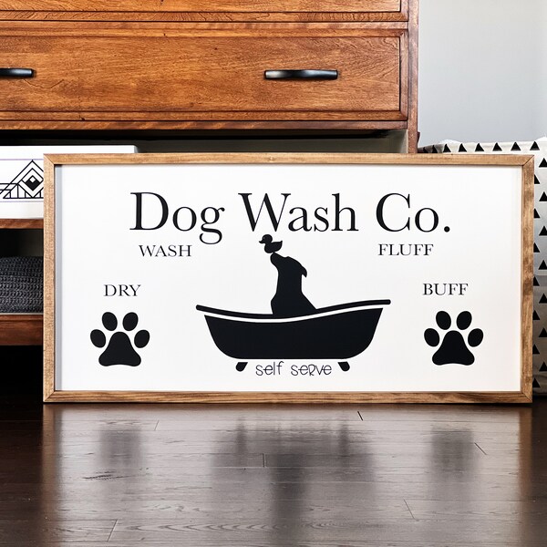 Dog Bathroom Sign - Etsy