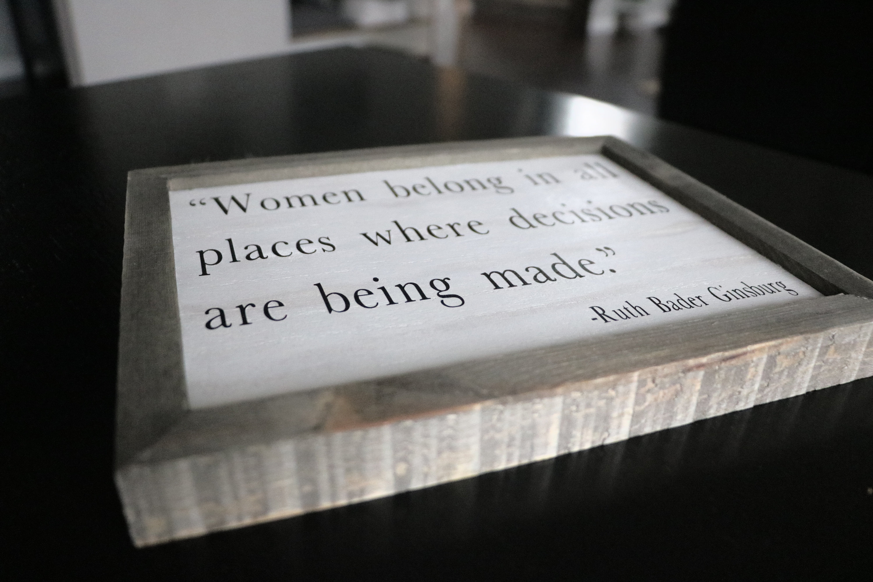 RBG Quote Wooden Sign - Etsy