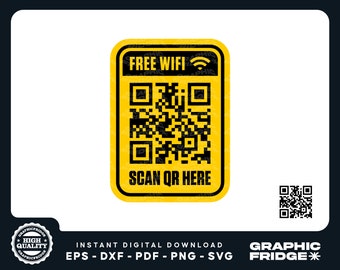 Funny Qr Code Svg | Etsy