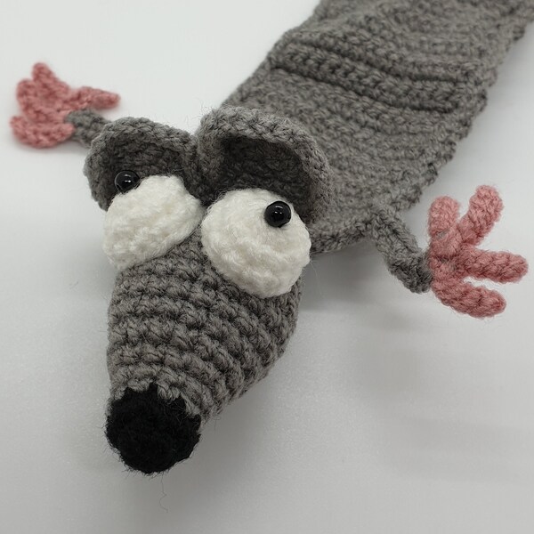 Crochet Rat Bookmark - Etsy
