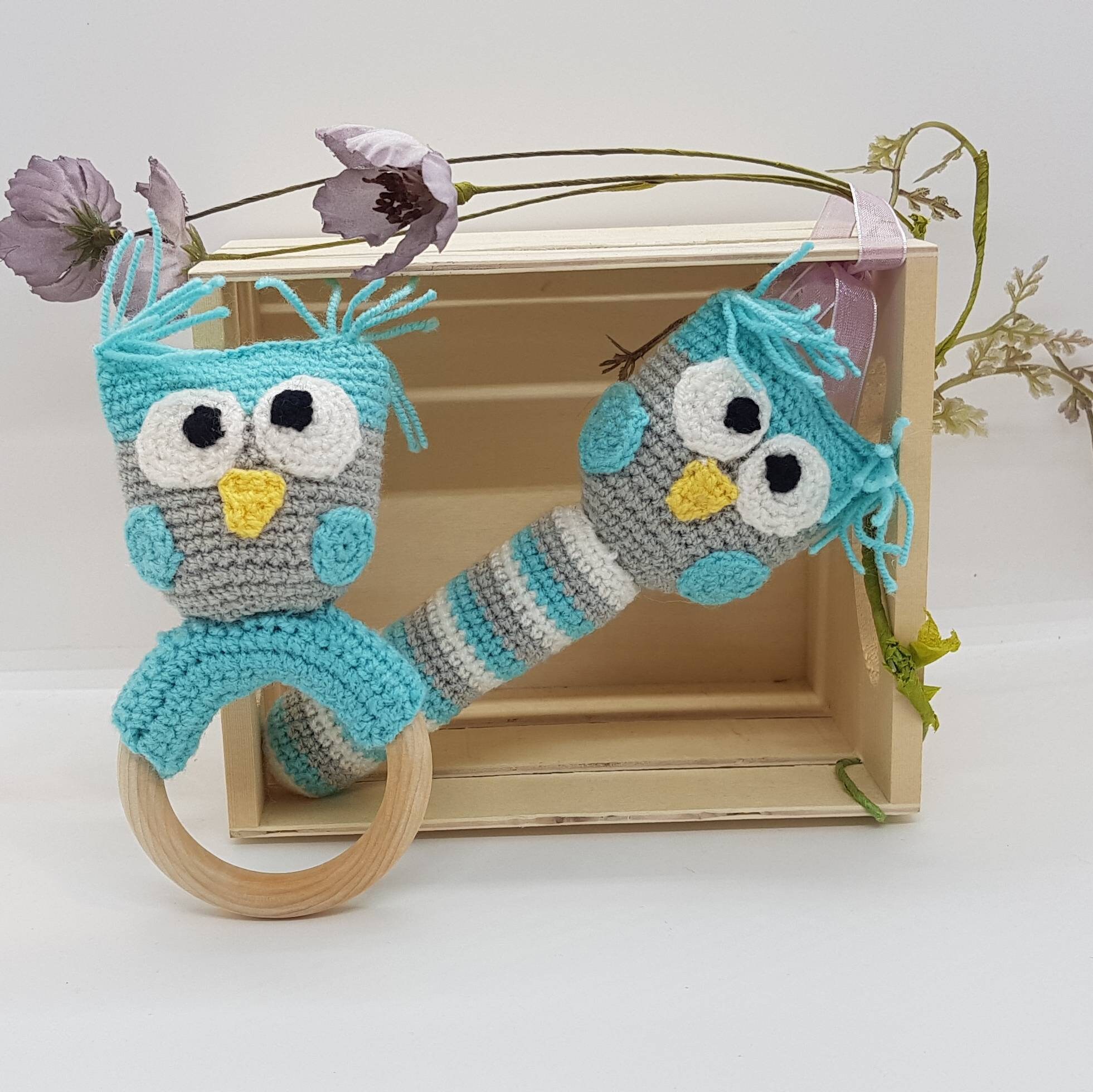 Rattle Owl - Etsy