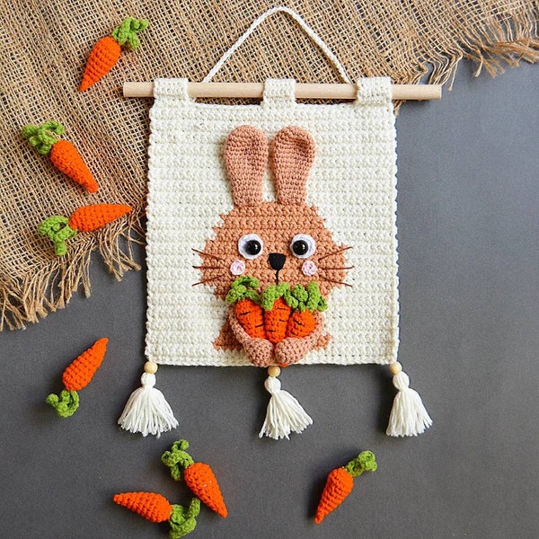 Bunny Wall Hanging - Etsy