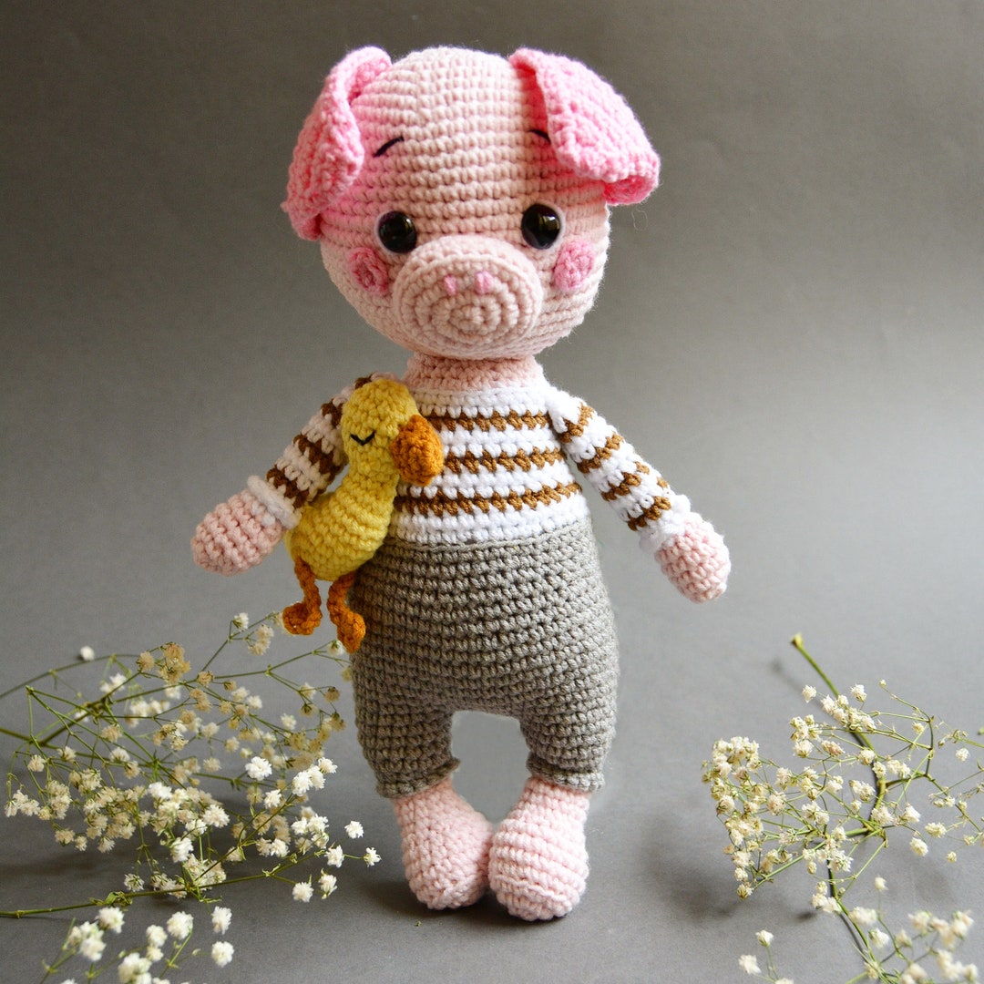 Cuddle Doll - Paul Piggy & Ducky - Etsy