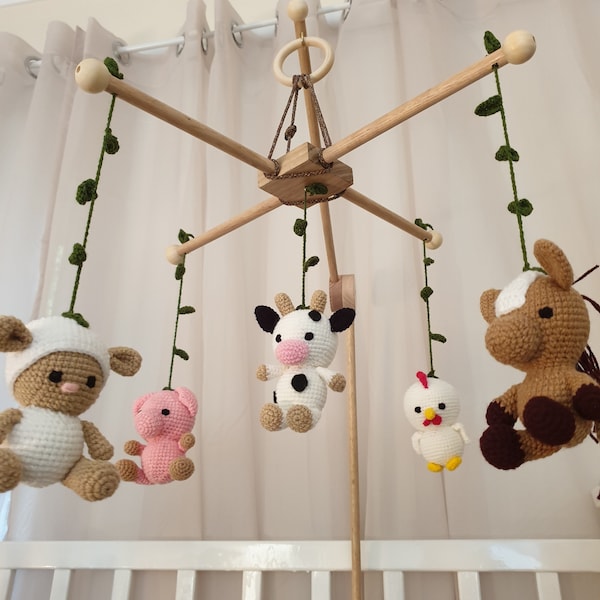Wooden Baby Mobile - Etsy
