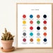 Spongebob Color Palette Print - Etsy