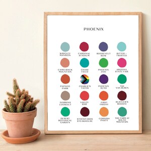 Boston Color Palette Print - Etsy