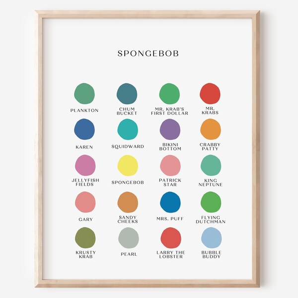 Boston Color Palette Print - Etsy
