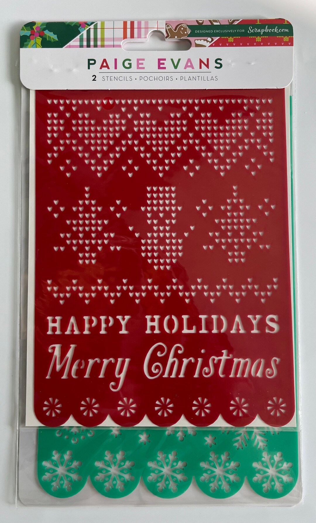 New in Package Paige Evans Stencil Sugarplum Wishes - Etsy