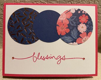 Handmade Blessings Card - Etsy