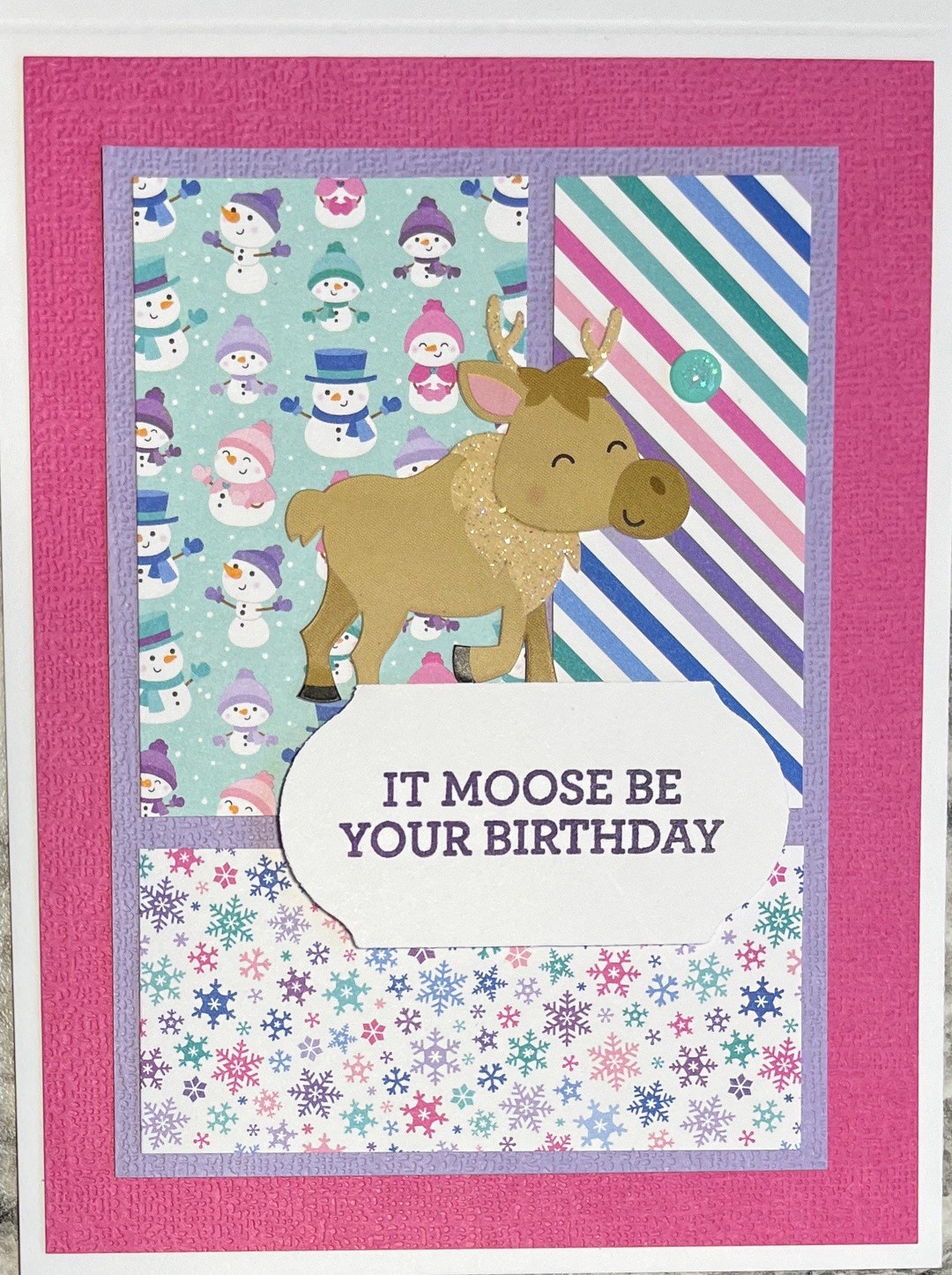 Handmade Birthday Card It Moose Be Your Birthday - Etsy