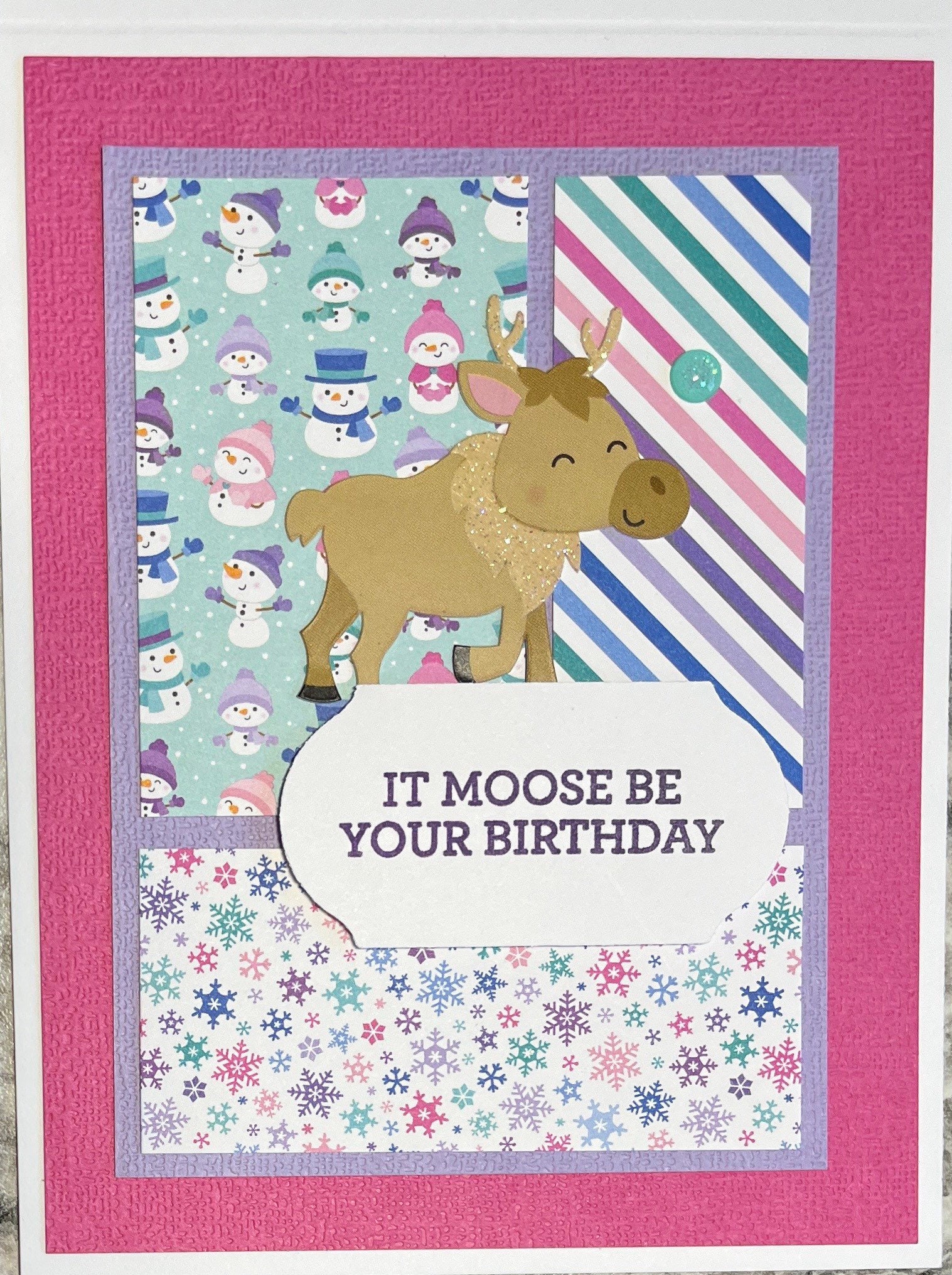 Handmade Birthday Card It Moose Be Your Birthday - Etsy
