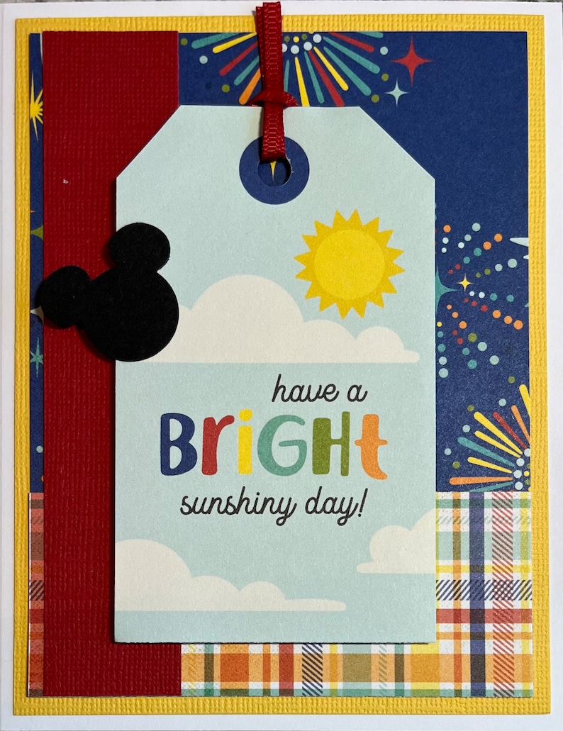 Handmade Disney Have a Bright Sunshiny Day Card - Etsy