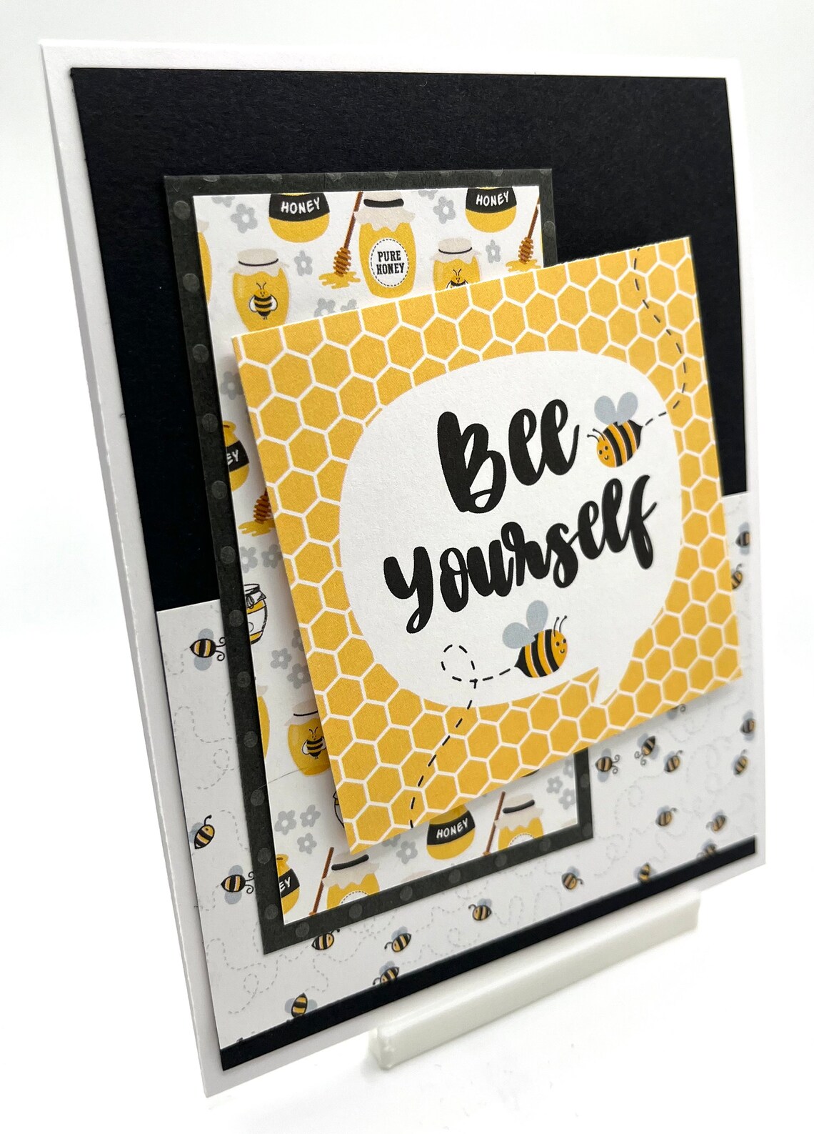 Handmade Bee Yourself Card Honey - Etsy