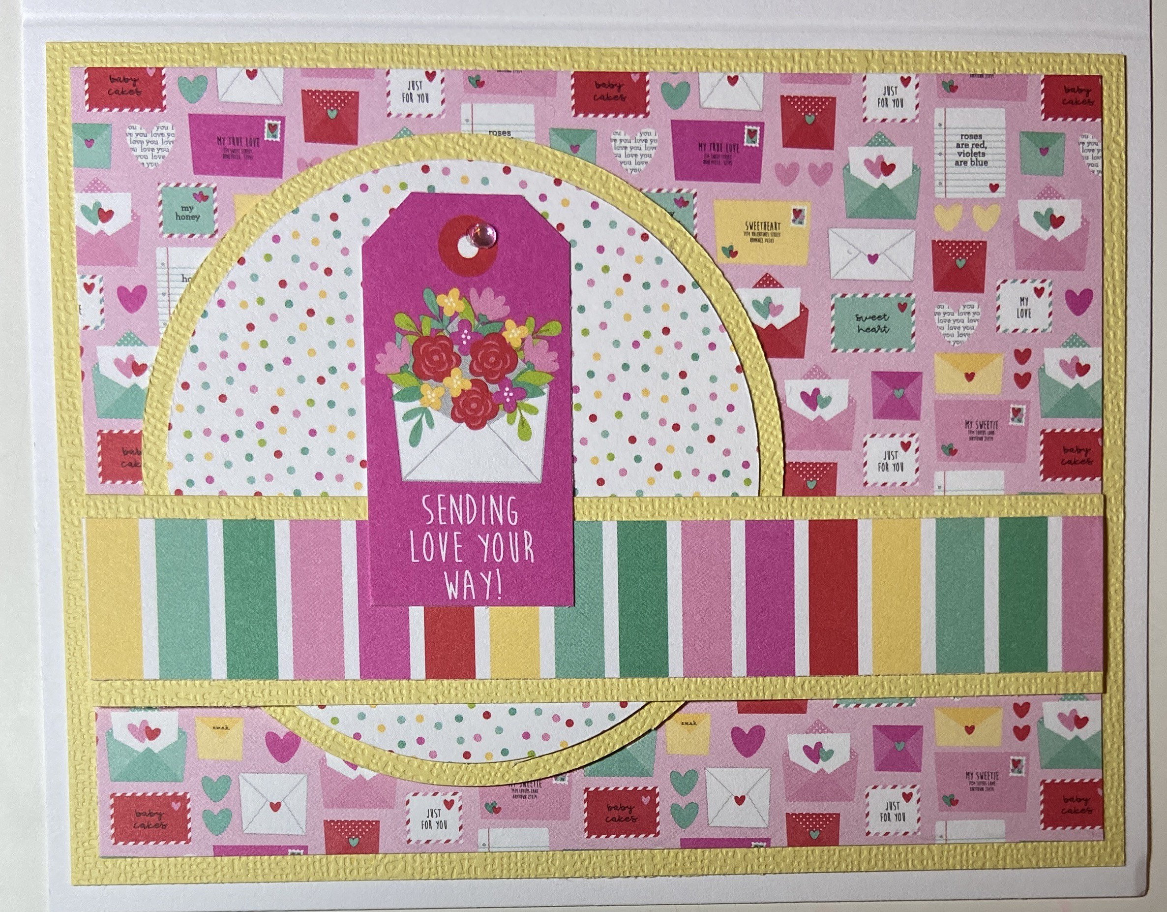 Handmade Sending Love Your Way Card - Etsy