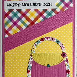 DIY Handmade Mother’s Day Purse Card Makes 4 Cards - Etsy