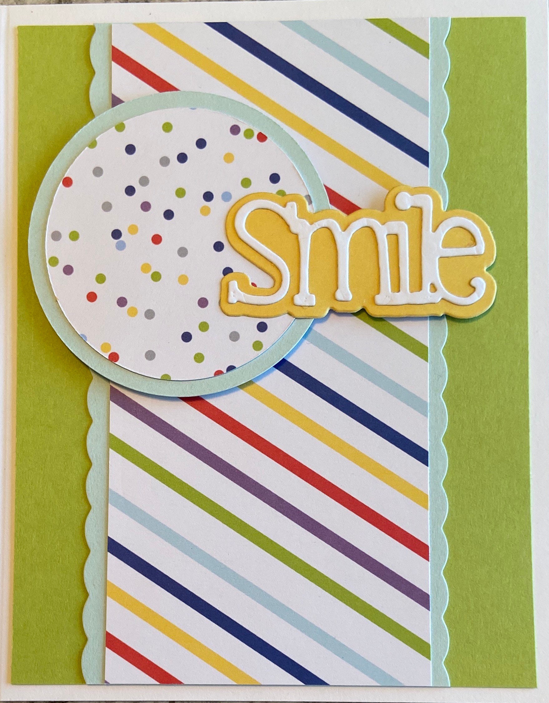 Handmade Smile Card - Etsy