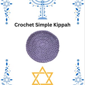Crochet Simple Kippah Pattern - PATTERN ONLY! - Etsy