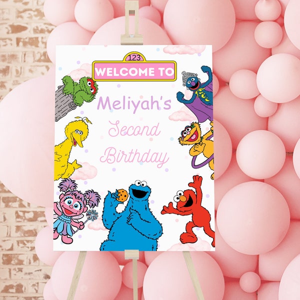 Pink Elmo Sign - Etsy