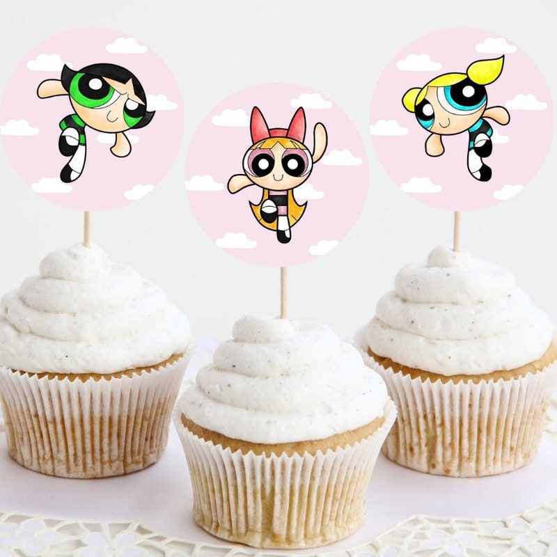 Powerpuff Girls Cake Topper - Etsy