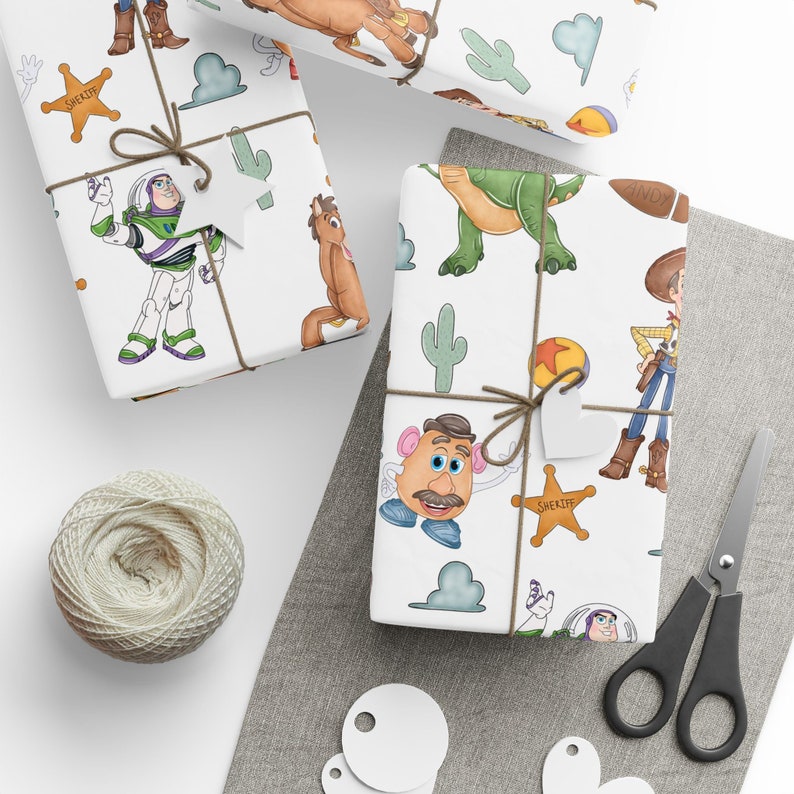 Toy Story Wrapping Paper, Gift Wrapping, Kids Gift Wrapping Paper - Etsy