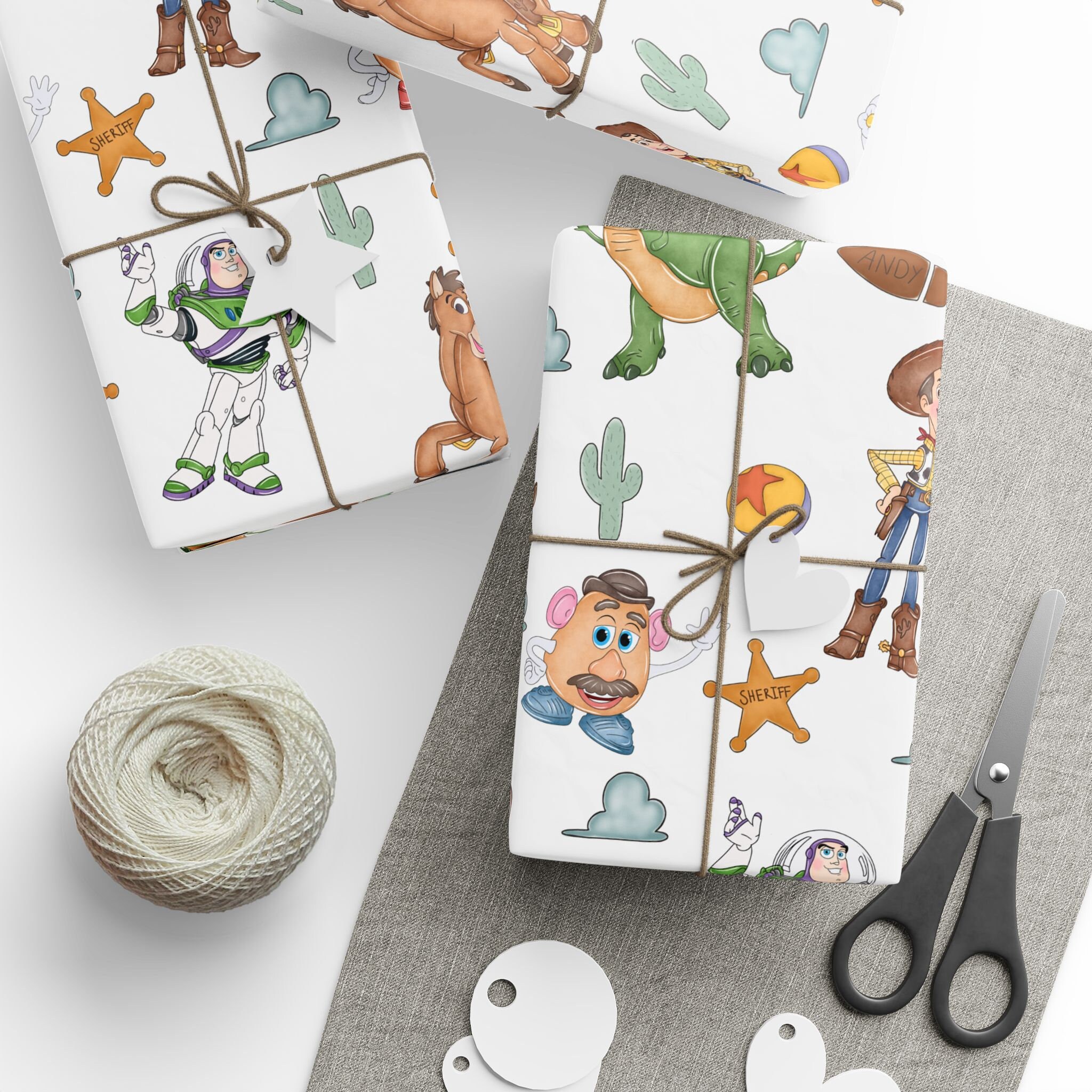 Toy Story Wrapping Paper, Gift Wrapping, Kids Gift Wrapping Paper - Etsy