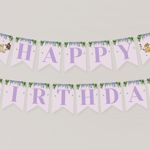 Printable Lion King Birthday Banner for Girls, Pink Lion King Banner - Etsy