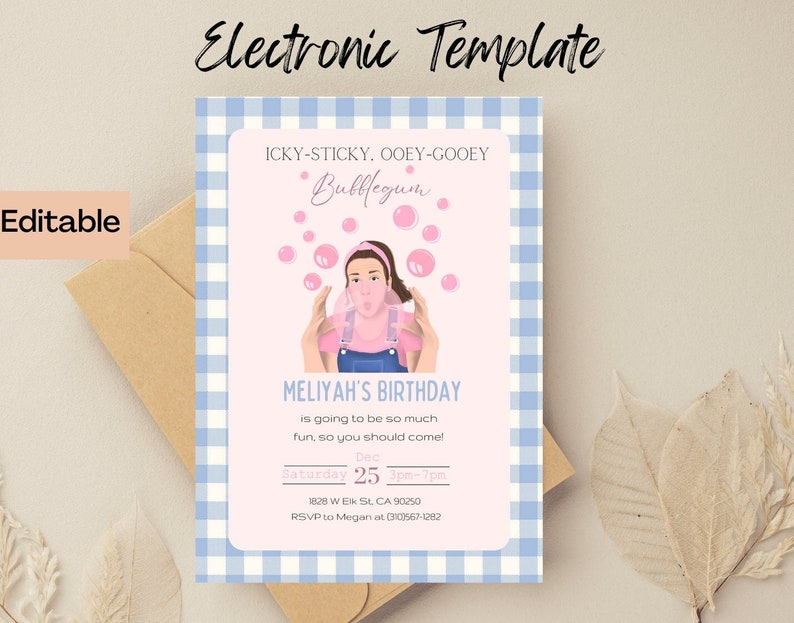 Ms Rachel Birthday Invitation Digital and Printable Ms Rachel - Etsy