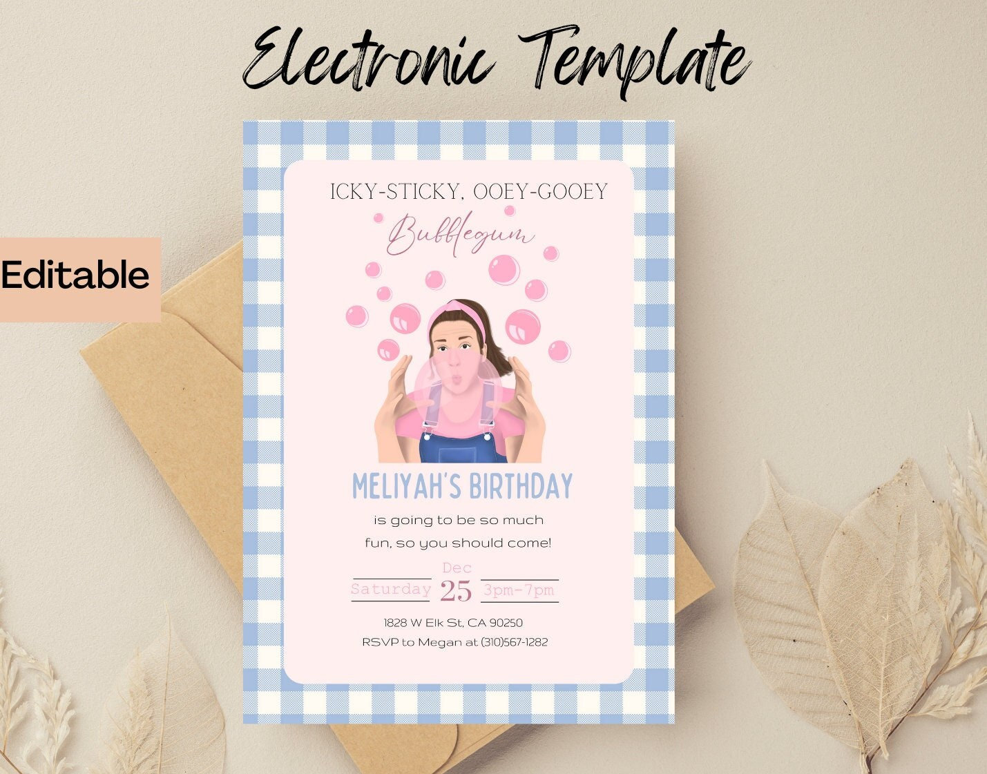 Ms Rachel Birthday Invitation Digital and Printable Ms Rachel - Etsy