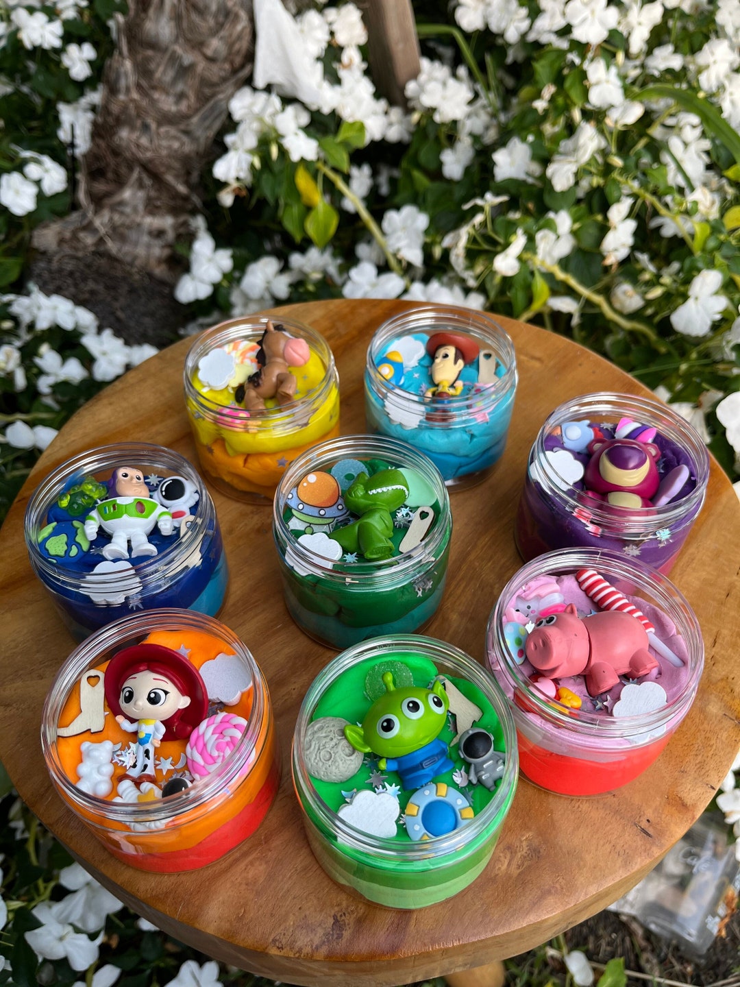 Scented Toy Story Playdough Jars, Toy Story Kids Party Favors, Playdoh ...