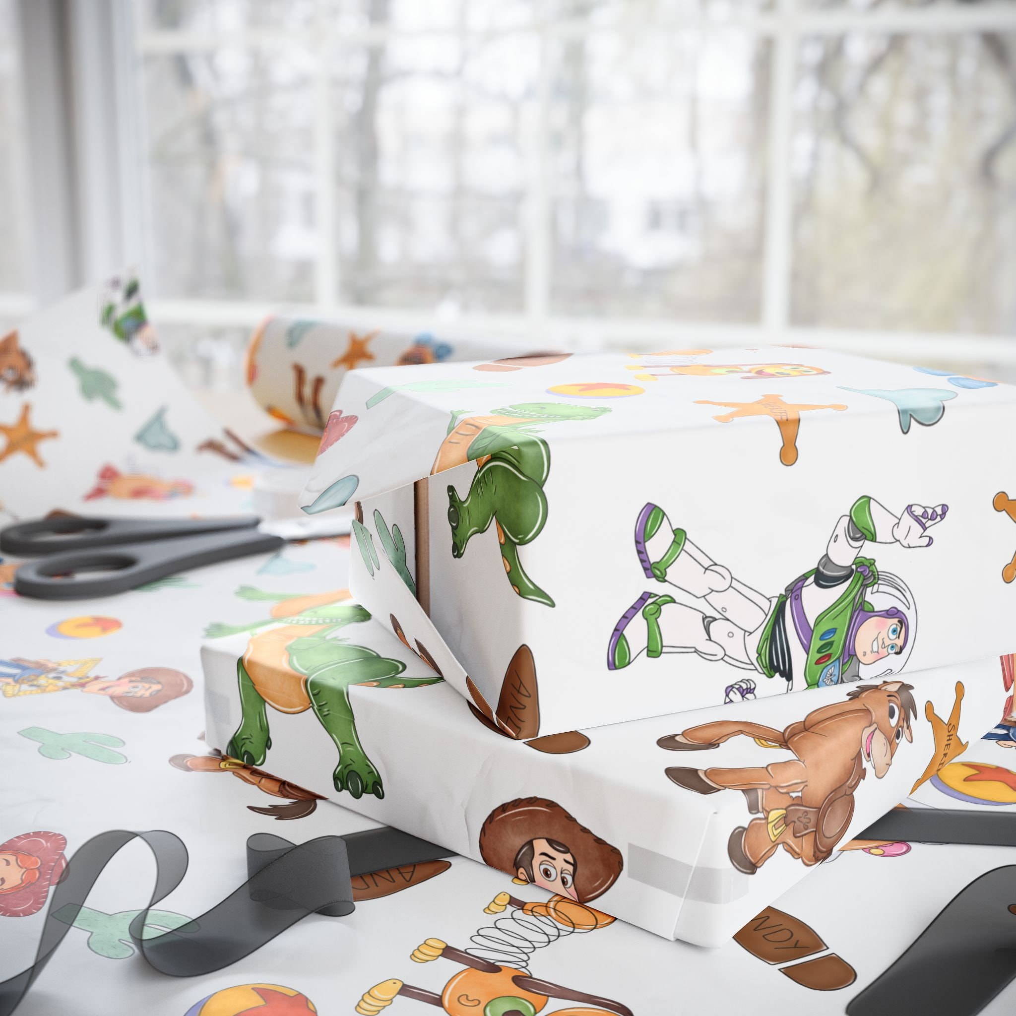 Toy Story Wrapping Paper, Gift Wrapping, Kids Gift Wrapping Paper - Etsy