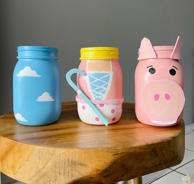 9 Bundle Toy Story Mason Jar Centerpieces Party Decor Bo - Etsy